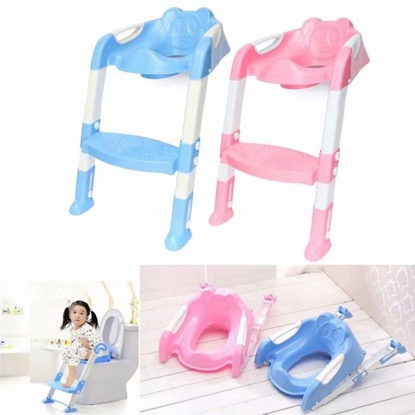 Toddler Potty Toilet Trainer Safety Seat Chair Step with Adjustable ...