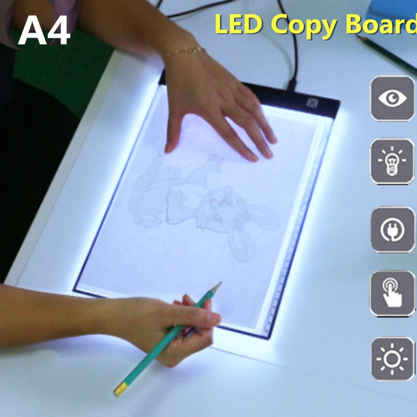 Digital A4 LED Graphic Tablet for Drawing Sign Display Panel Luminous Stencil Graphic Artist ...