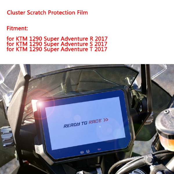 2Set Motorcycle Clear Transparent Crystal TPU Cluster Scratch ...