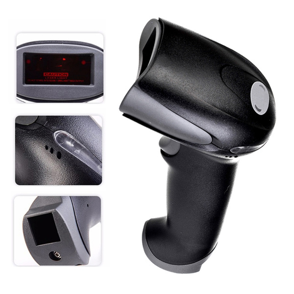 1Pc Barcode Reader Automatic Plastic Durable Portative Effective Code ...