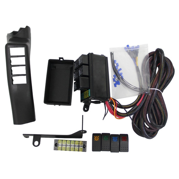 A-Pillar Switch Pod Panel Control Box Left side Switch with 4 LED light ...