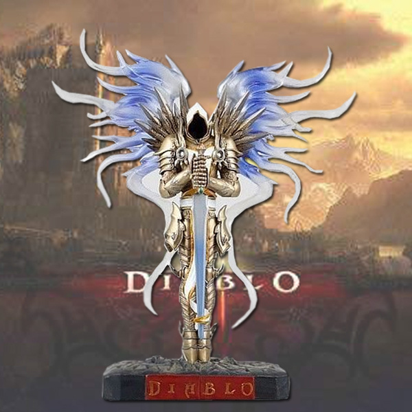 Diablo 3 Archangel Tyrael Statue Dark Seraphim Angel 10 Figure Figurine ...