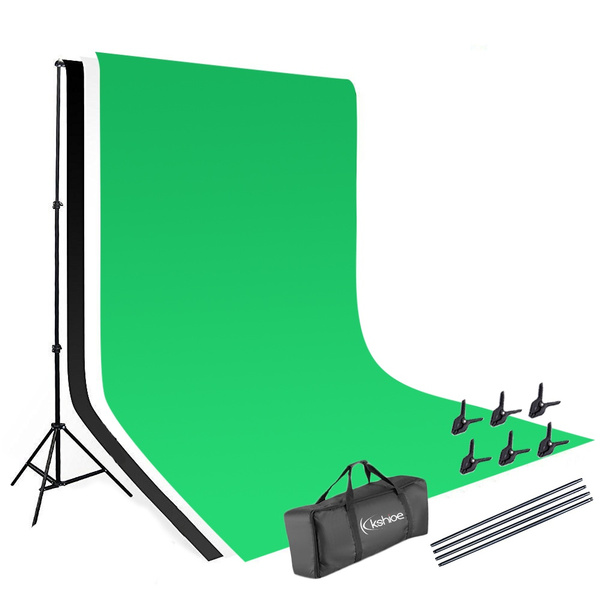 10Ft Adjustable Background Stand Kit For Photography with 3 Backdrop | Wish