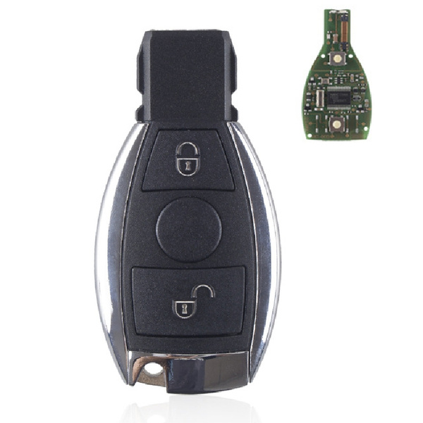 Keyless Entry Complete Remote Car Key For 2 Buttons NEC&BGA 433MHz ...