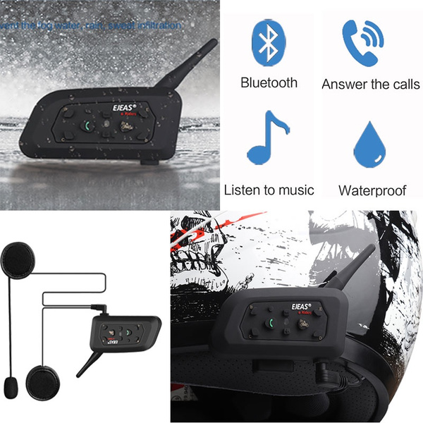EJEAS V6Pro Bluetooth Intercom Motorcycle Helmet Accessories Speaker ...