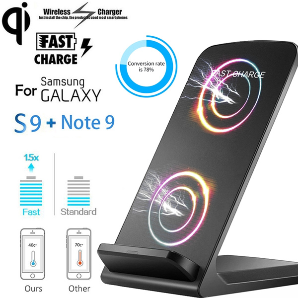Qi Certified Wireless Charging Stand Compatible with iPhone Xs MAX/XR ...