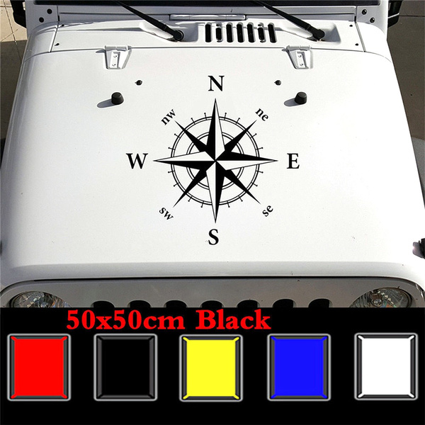 Compass Vinyl Sticker Decal Off Road Car Hood Side Body Waterproof | Wish