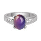 Vintage Retro Color Change Mood Ring Oval Emotion Feeling Changeable ...