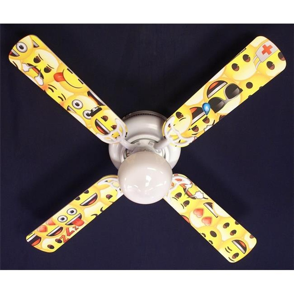 42 in. New Emoji Ceiling Fan, Yellow | Wish