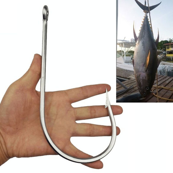 16# 18# 20# Super Big Size Stainless Steel Fish Hook Bait Holder for ...
