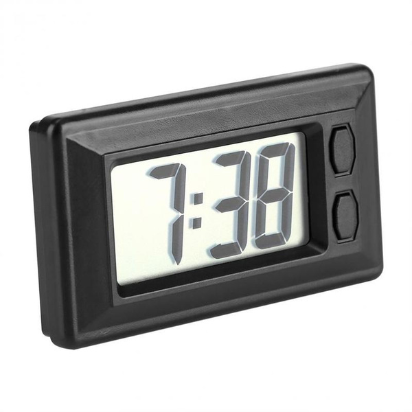 Mini Digital Clock Table Car Dashboard Desk Digital Clock Electronic ...