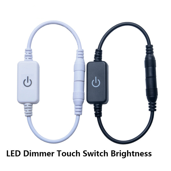 iTouch LED Dimmer Touch Switch Brightness with DC Female Male Plug for ...