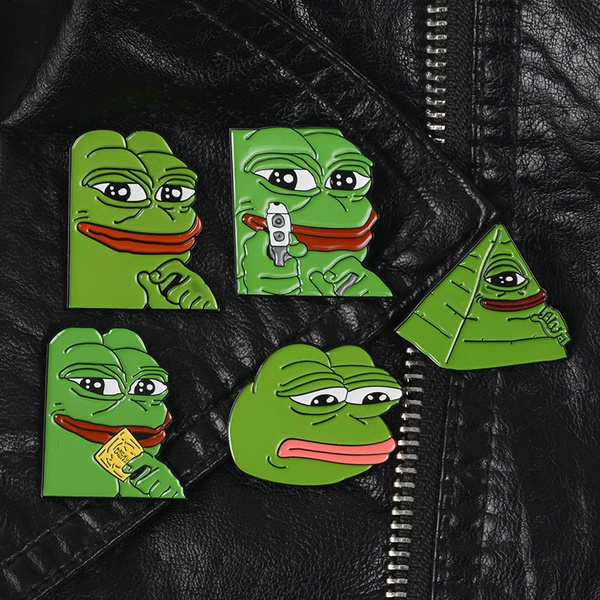 Pepe The Frog Meme Enamel Pins Collection Pin Back Badges Brooches ...