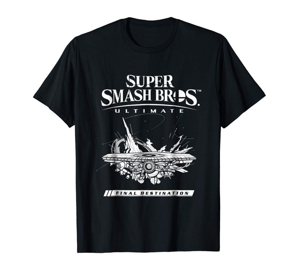 Super Smash Bros Ultimate Final Destination Mens Black T-shirt S-3XL | Wish