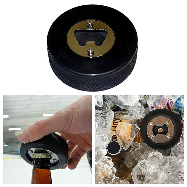 Hockey Puck Bottle Opener | Wish