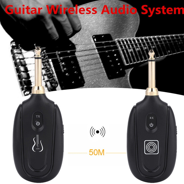 Portable Wireless Audio Transmitter Receiver System For Guitar Bass ...