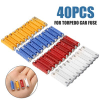 New Quality 40Pcs Ceramic Continental Car Fuse Torpedo Type Assortment ...