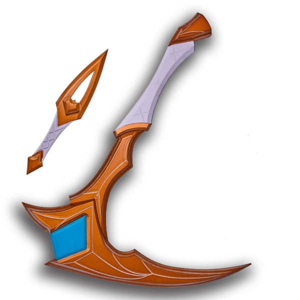 LOL KDA Akali Cosplay Weapon The Rogue Assassin Akali Sickle Dagger ...