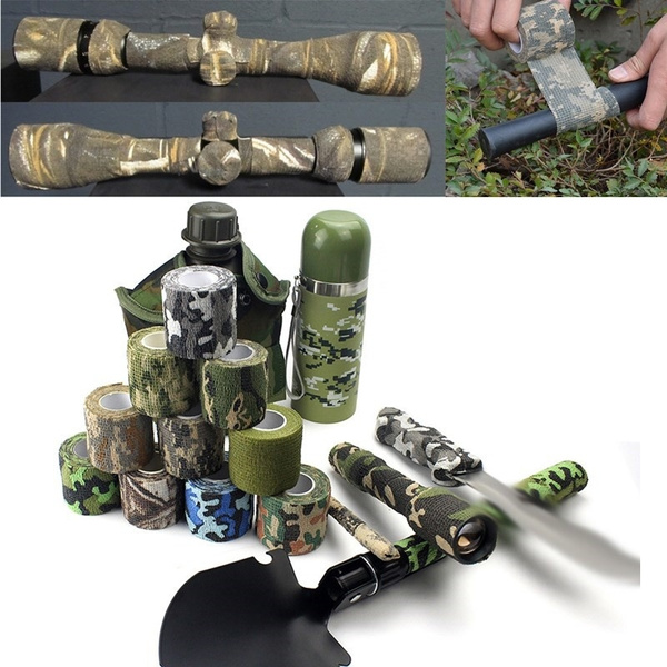 Waterproof Military Camouflage Tape Outdoor Tactical Hunting Stealth ...