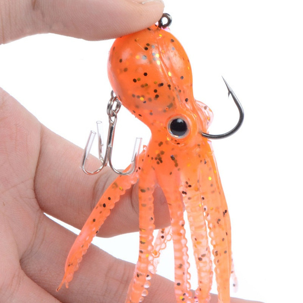 9cm/23g Artificial Squid Octopus Skirts Soft Fishing Lures Fishing ...