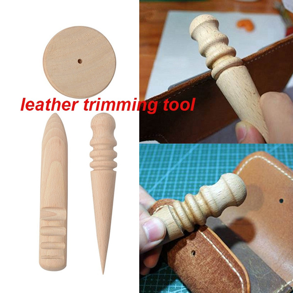 Leather Trimming Tool Skin Edge Polishing Tools Grinding Round Rods ...
