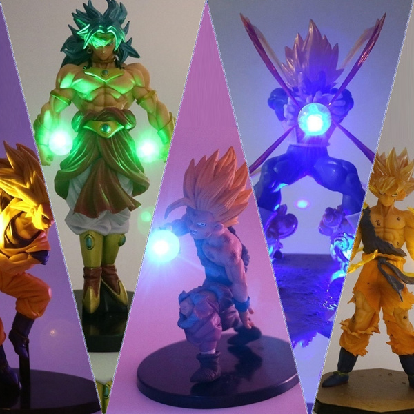 8 styles Anime Dragon Ball Z Goku Vegeta Broly Gogeta Super Saiyan ...