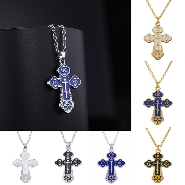 Newest Design Enamel Orthodox Eastern Church Christian Cross Pendant ...