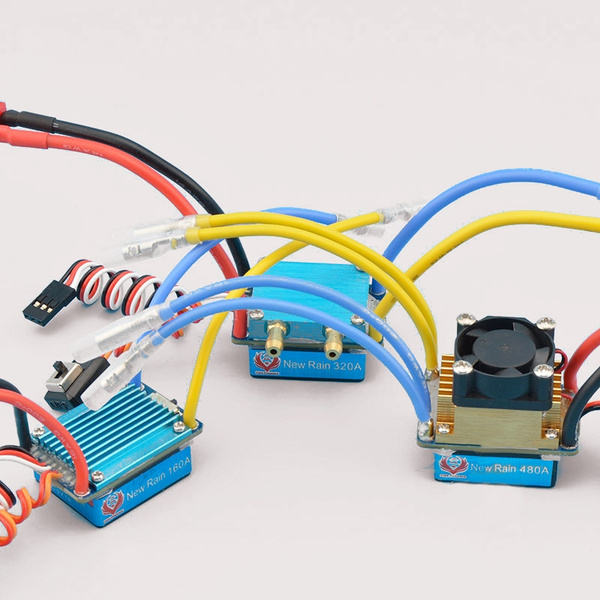 RC Boat 7.2-14.8V 160A/320A/480A ESC 380/540/775 Brushed Motor Speed ...