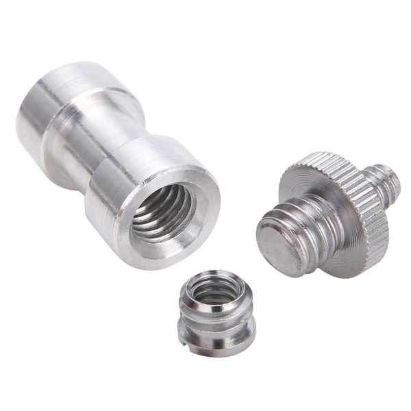 Useful Metal 1/4" 3/8" Mount Set Thread Screw Convert Adapter for ...