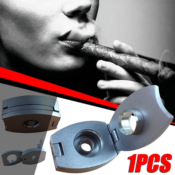 3 in 1 Portable Stainless Steel Cigar Punchers Cigar Punch Cutter Knife ...