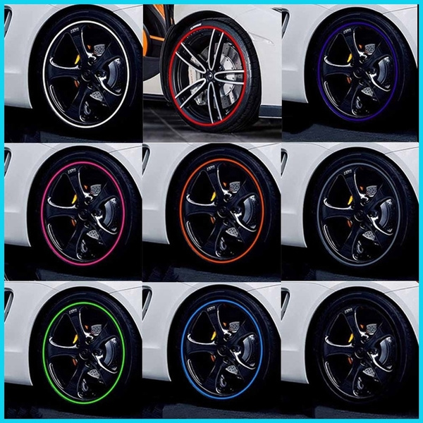 10 Color 8M/ Roll New Styling IPA Rimblades Car Vehicle Color Wheel ...