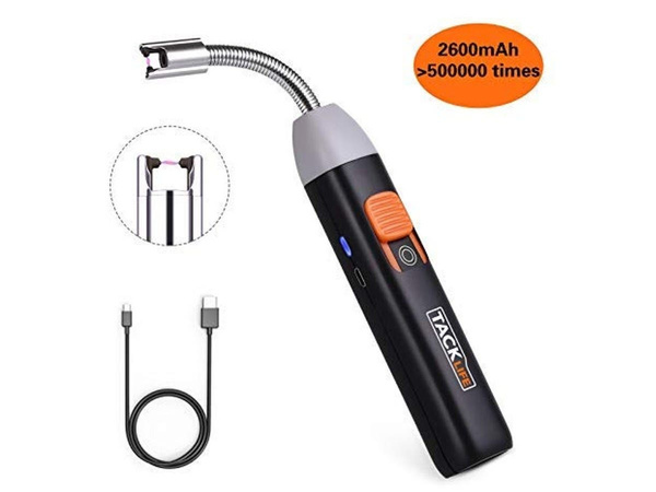 Tacklife Electric Arc Lighter 2600mAh-18650 Lithium-ion Battery 1000 ...