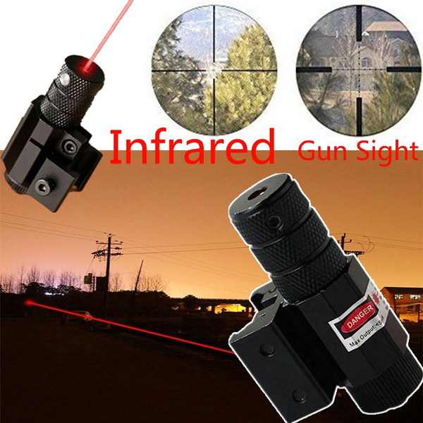 Mini Infrared Laser Sight Adjustable Dovetail Riflescope for Hunting ...