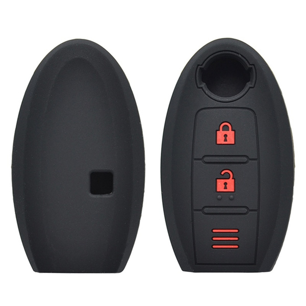 Xukey® 3 Button Silicone Key Case Fob For Nissan Qashqai Pulsar March ...