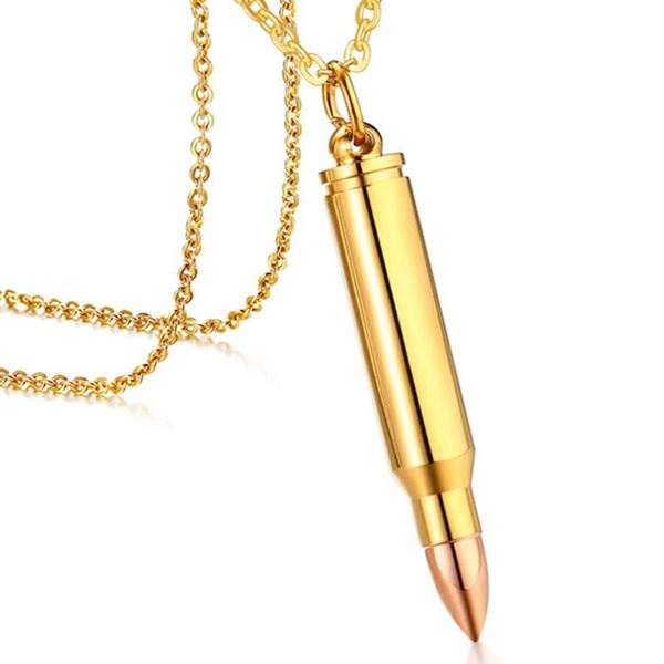 Titanium Steel Personalized Domineering Exquisite Gun Bullet Military ...