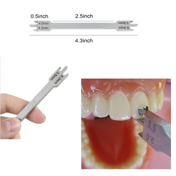 Dental Orthodontic Bracket Positioning Gauge Type 3.5mm-5.0mm | Wish