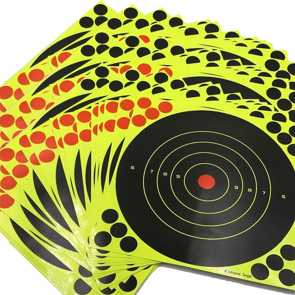 50 Sticks Per Pack Splash Flower Target 8-inch Adhesive Reactivity ...