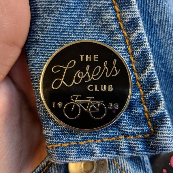 The Loser's Club IT Enamel Pin Stephen King Pennywise Clown Scary ...