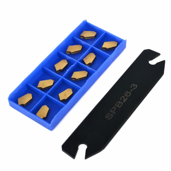 26mm SPB26-3 Parting Grooving Cut-Off Tool Holder + GTN-3 SP300 Insert ...