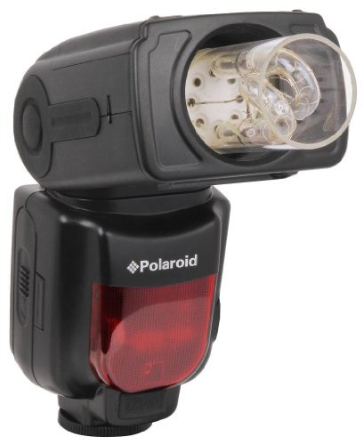 Polaroid PL-135 Bare Bulb Power Zoom Bounce & Swivel Flash For The ...