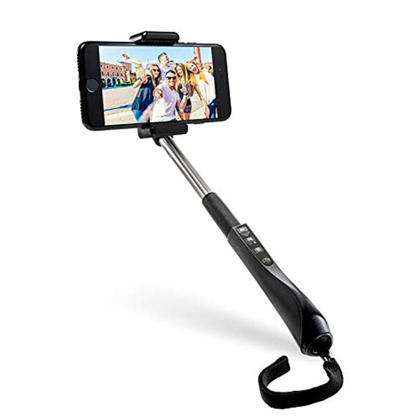 Polaroid 40 Inch Selfie Stick With Integrated Bluetooth Remote Release ...