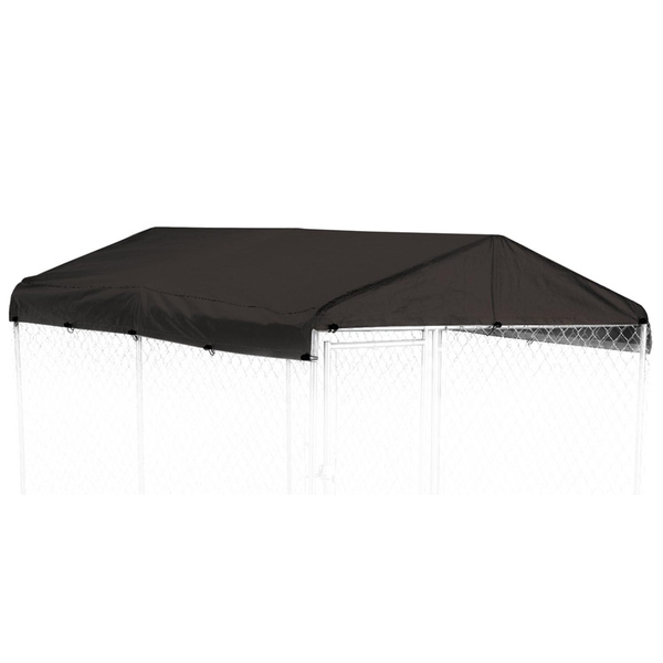 WeatherGuard 5x10' Outdoor Dog Run Kennel Enclosure Waterproof Roof ...