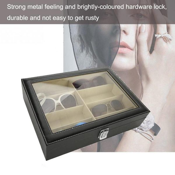 8 Grids Sunglasses Glasses Storage Display Case Glasses Storage Box | Wish