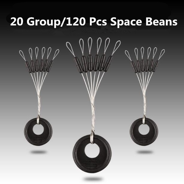 20Group 120Pcs/Set Fishing Bobber Stopper Float Line Olive Shape ...