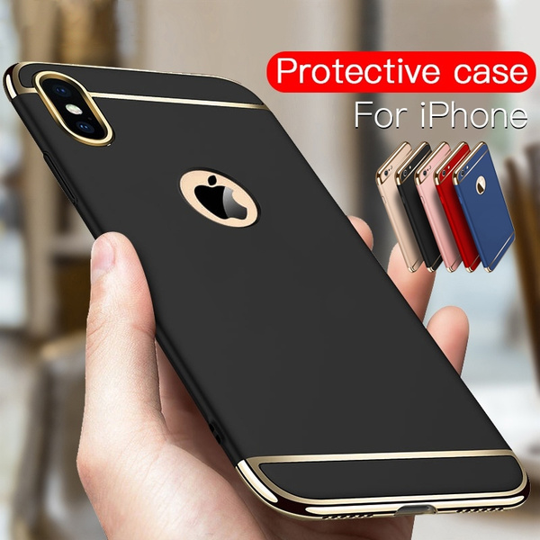 2019 Luxury Plating Matte 3 In 1 Design Phone Case for Apple IPhone Xs ...