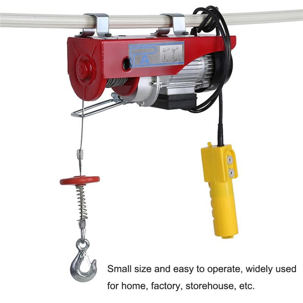Electric Overhead Motor Lift Hoist Garage Engine Winch Crane Automobile ...