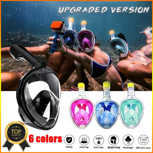 New Upgraded version 6 Colors High Quality Child Adult Silicone Diving ...