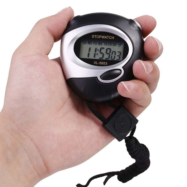 Classic Professional Training Clock With Lanyard Stop Watch Time ...