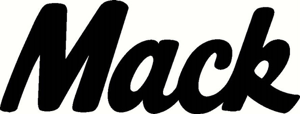 High-quality mack vinyl decal window or bumper sticker truck truckin ...