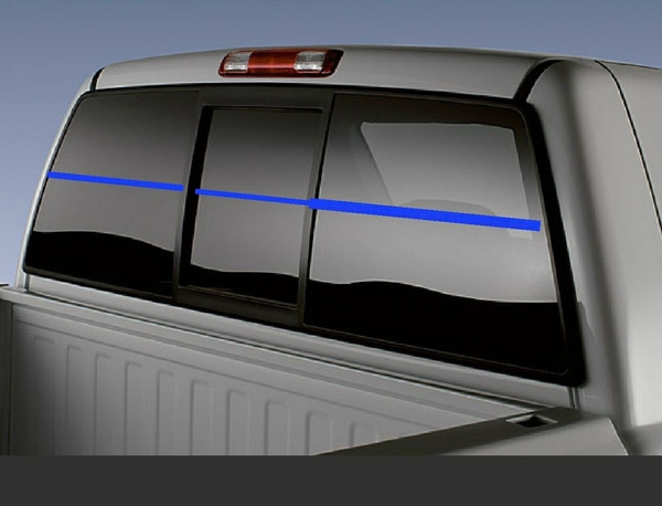 3/4" THIN BLUE LINE Stripe Strip Window 60" Vinyl Decal Police Lives ...